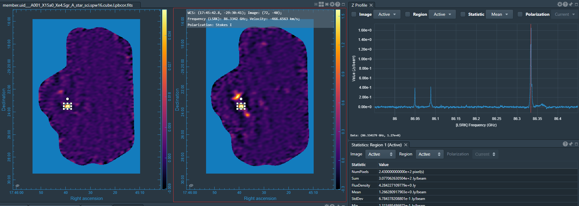Execution Block ID uid://A001/X15a0/Xe4 Sgr_A_st_l_03_7M · Issue #153 · ACES-CMZ/reduction_ACES ...