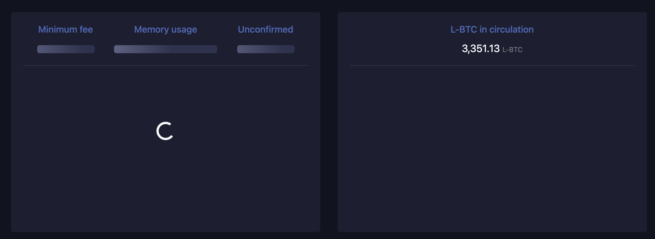L Btc In Cirulation Widget Is Missing Loading Spinner · Issue 955 · Mempool Mempool · Github
