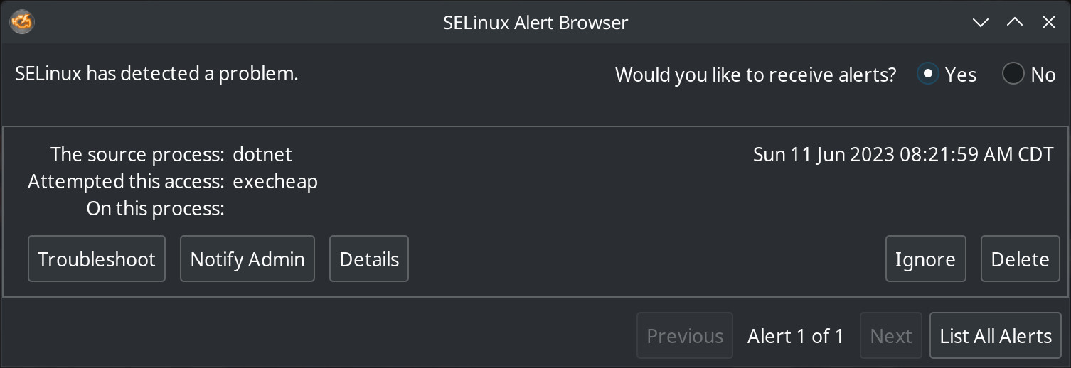 SELinux Alert tModLoader gives exec permissions to heap memory · Issue #3534 · tModLoader ...