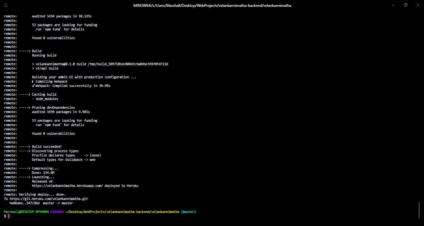 Heroku deployment failing · Issue #6610 · strapi/strapi · GitHub