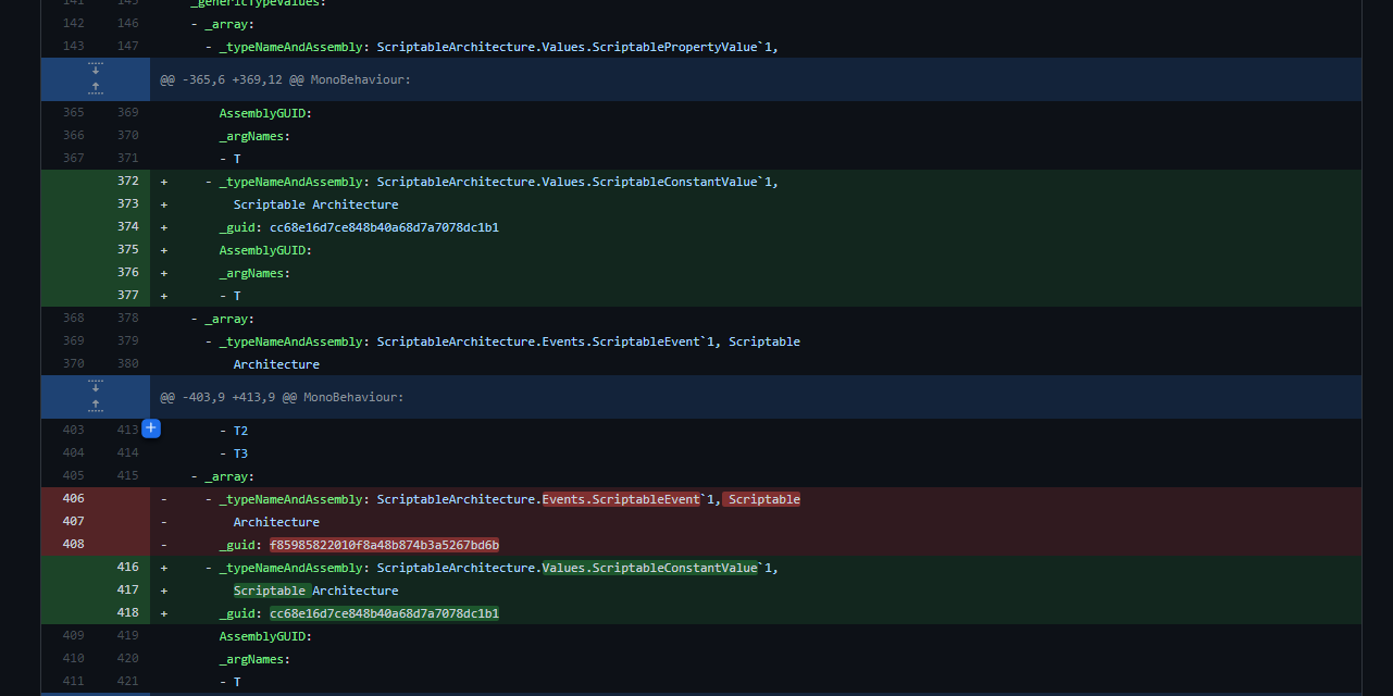 Unity loses all serialized references of generic scriptable objects after git pull · Issue #24 ...