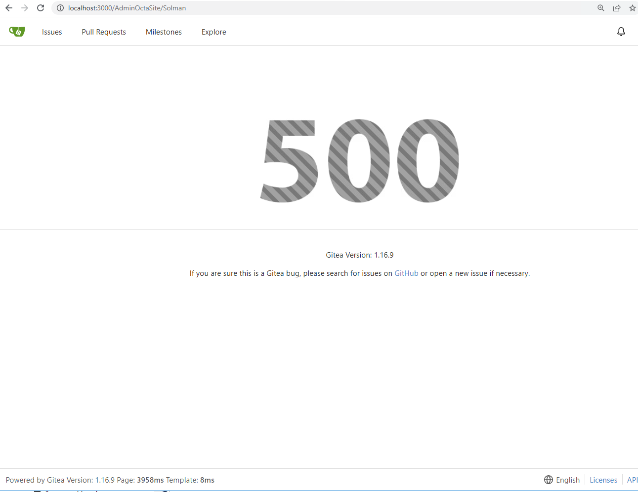 500 Error When Accessing Repos In Gitea Dashboard · Issue 20452 · Go Giteagitea · Github