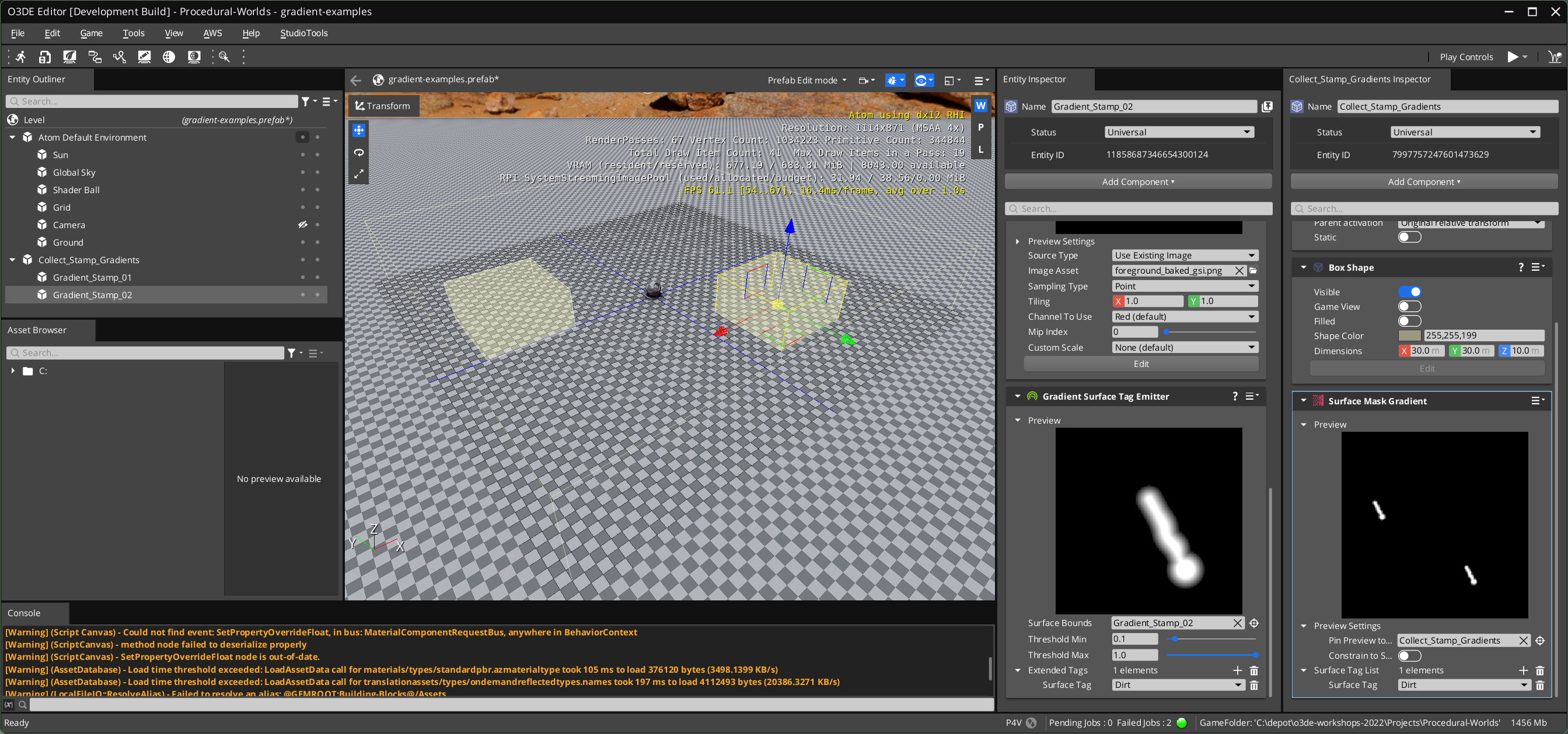 Collect Multiple Gradients, Into a single Gradient (without a mixer) · o3de o3de · Discussion ...