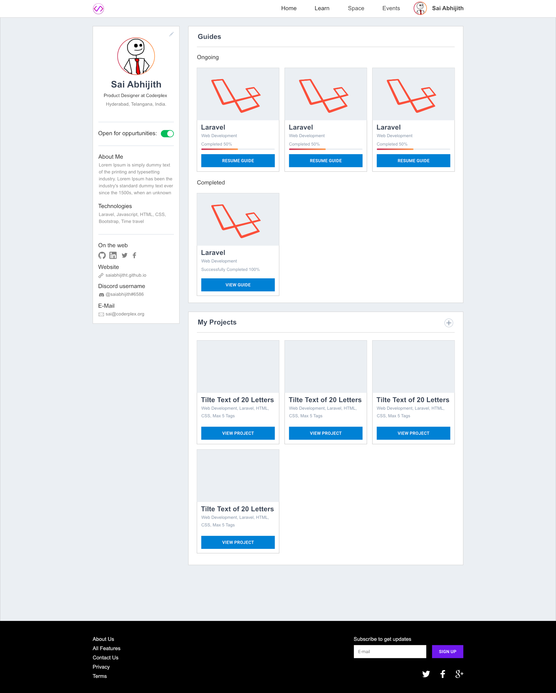 Mockups For V2 · Issue 41 · Coderplex Orgcoderplex · Github 5699