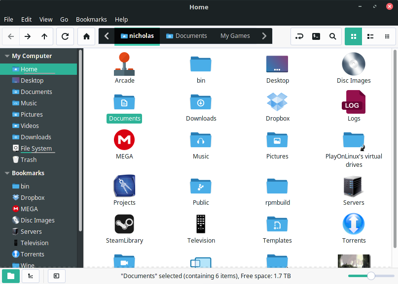 Nemo File Manager primary bar is white. · Issue #4 · vinceliuice/Matcha ...