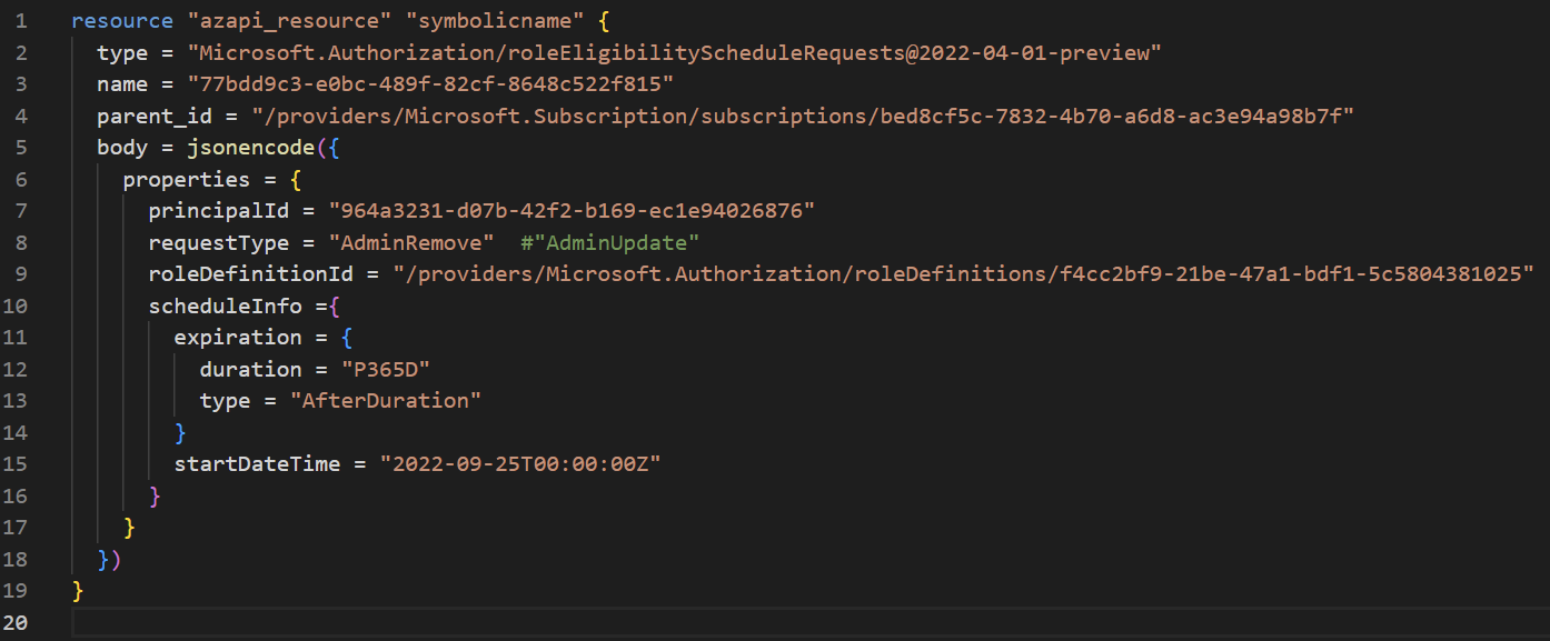 Failed to delete PIM's roleEligibleScheduleRequest with 403 error. · Issue #197 · Azure ...