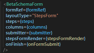🧐[问题] SchemaForm layoutType="StepsForm"时，官方文档并不支持stepsFormRender，submitter属性 但是我写出来后生效了 · Issue ...