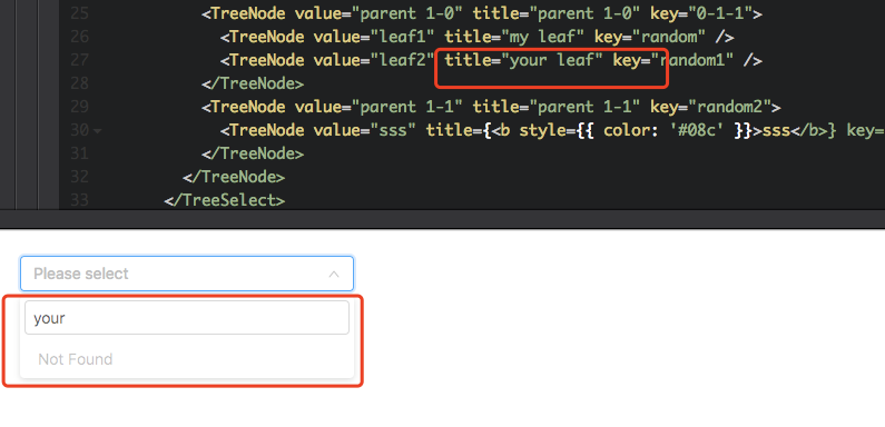 TreeSelect 搜索 ： 搜索的是treenode的value 为什么不是搜treenode的title呢 ，个人觉得更有意义 · Issue #10535 · ant-design ...