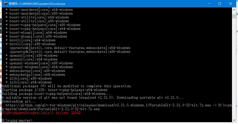 Failed To Compile On Windows Because The Dependency Could Not Be Obtained · Issue 1176