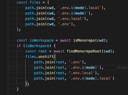 环境变量配置文件加载顺序有误, local