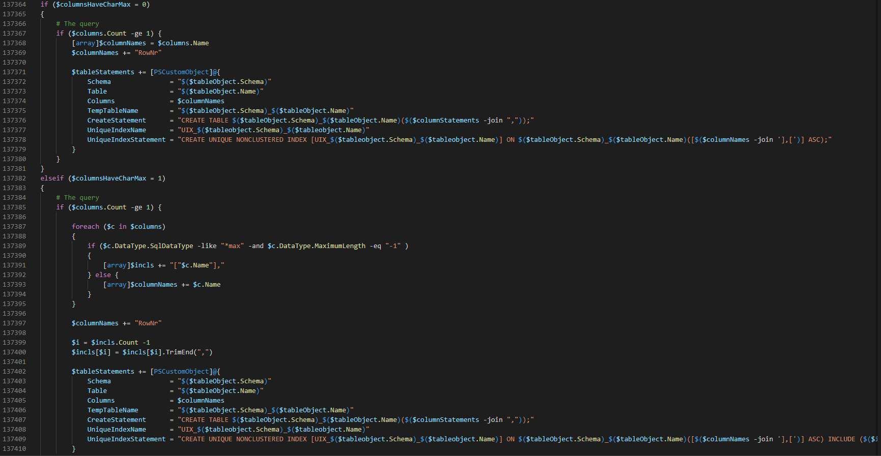 Convert-DbaIndexToTable - Incorrectly concatenated data type · Issue #8509 · dataplat/dbatools ...