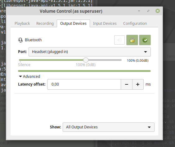 Select default/different audio output & Random audio loss / audio distortion · Issue #21 ...