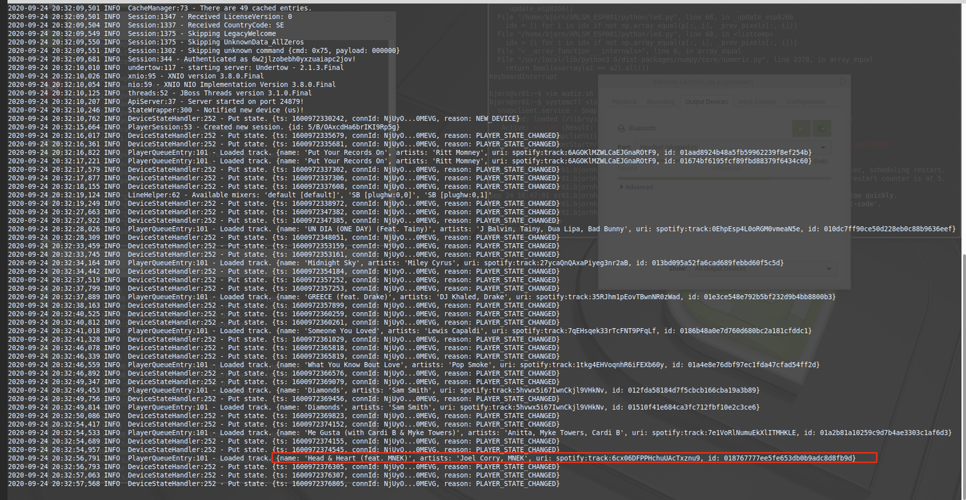 Select default/different audio output & Random audio loss / audio distortion · Issue #21 ...