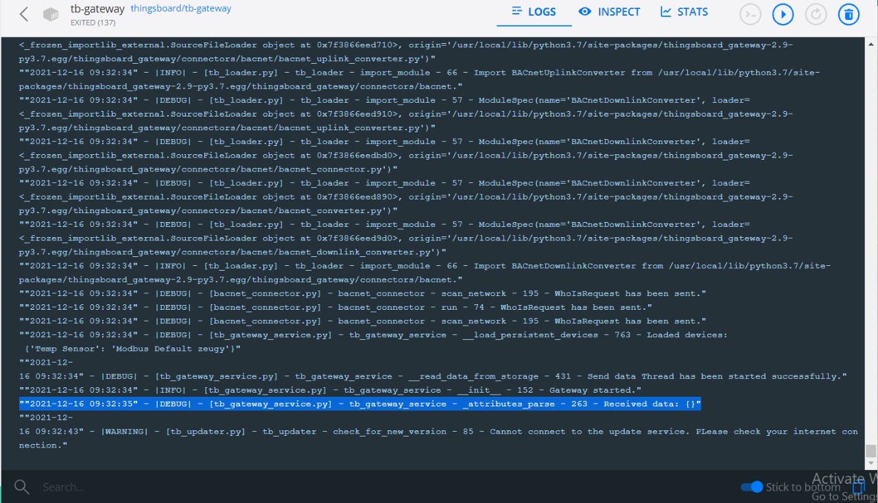 Thingsboard Gateway not connecting to Bacnet · Issue #668 · thingsboard/thingsboard-gateway · GitHub