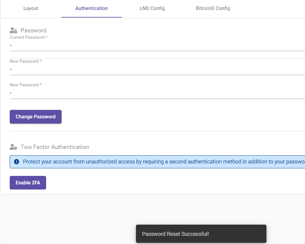 Updating password works, but shows no confirmation · Issue #302 · Ride ...