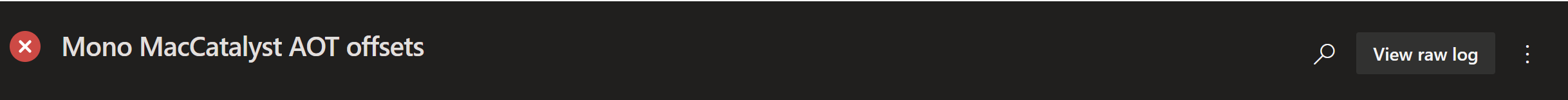 Mono MacCatalyst AOT offsets leg failing in official buidls · Issue ...