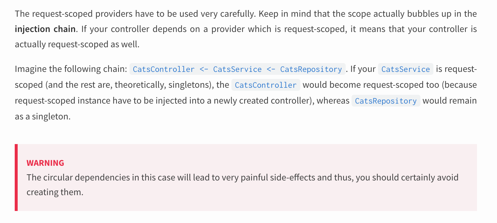 Weird Scope Behaviour Leading To Undefined Injected Services · Issue 2938 · Nestjsnest · Github