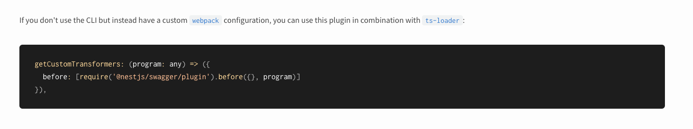 Plugin Doesn T Work Without Nest Cli · Issue 552 · Nestjs Swagger · Github