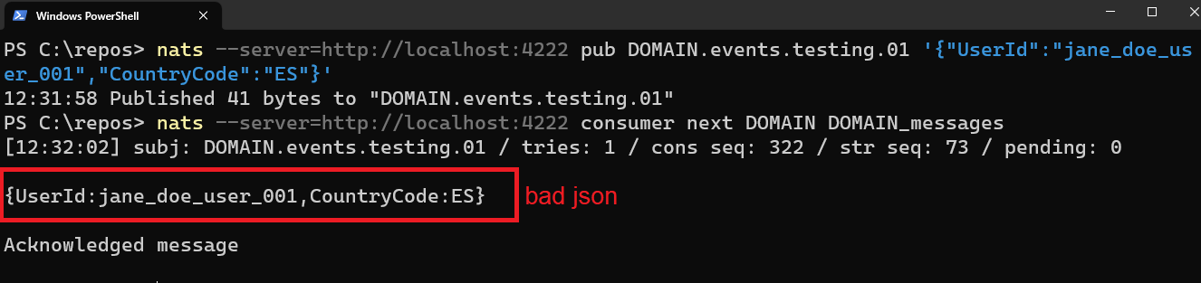 Windows json issue · Issue #817 · nats-io/natscli · GitHub