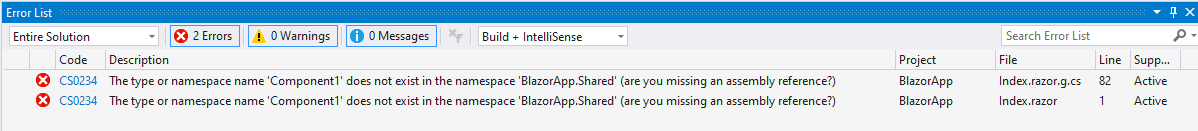Cannot Use A Rcl Named Shared · Issue 20514 · Dotnetaspnetcore · Github 