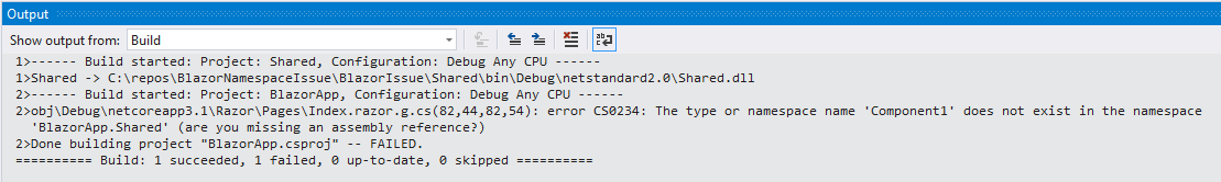 Cannot Use A Rcl Named Shared · Issue 20514 · Dotnetaspnetcore · Github 