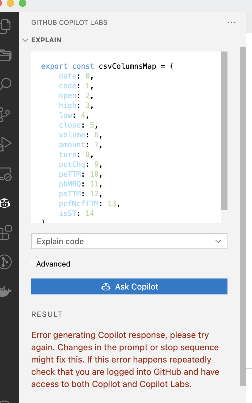 github copilot labs is loading for a long time · community · Discussion #51246 · GitHub