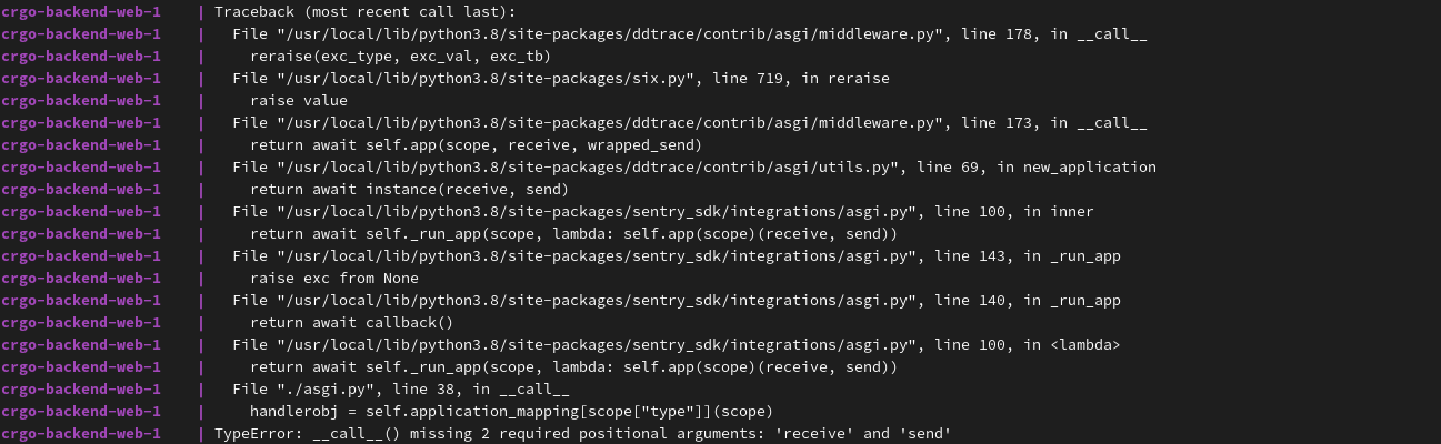 ddtrace not working with daphne · Issue #2945 · DataDog/dd-trace-py · GitHub