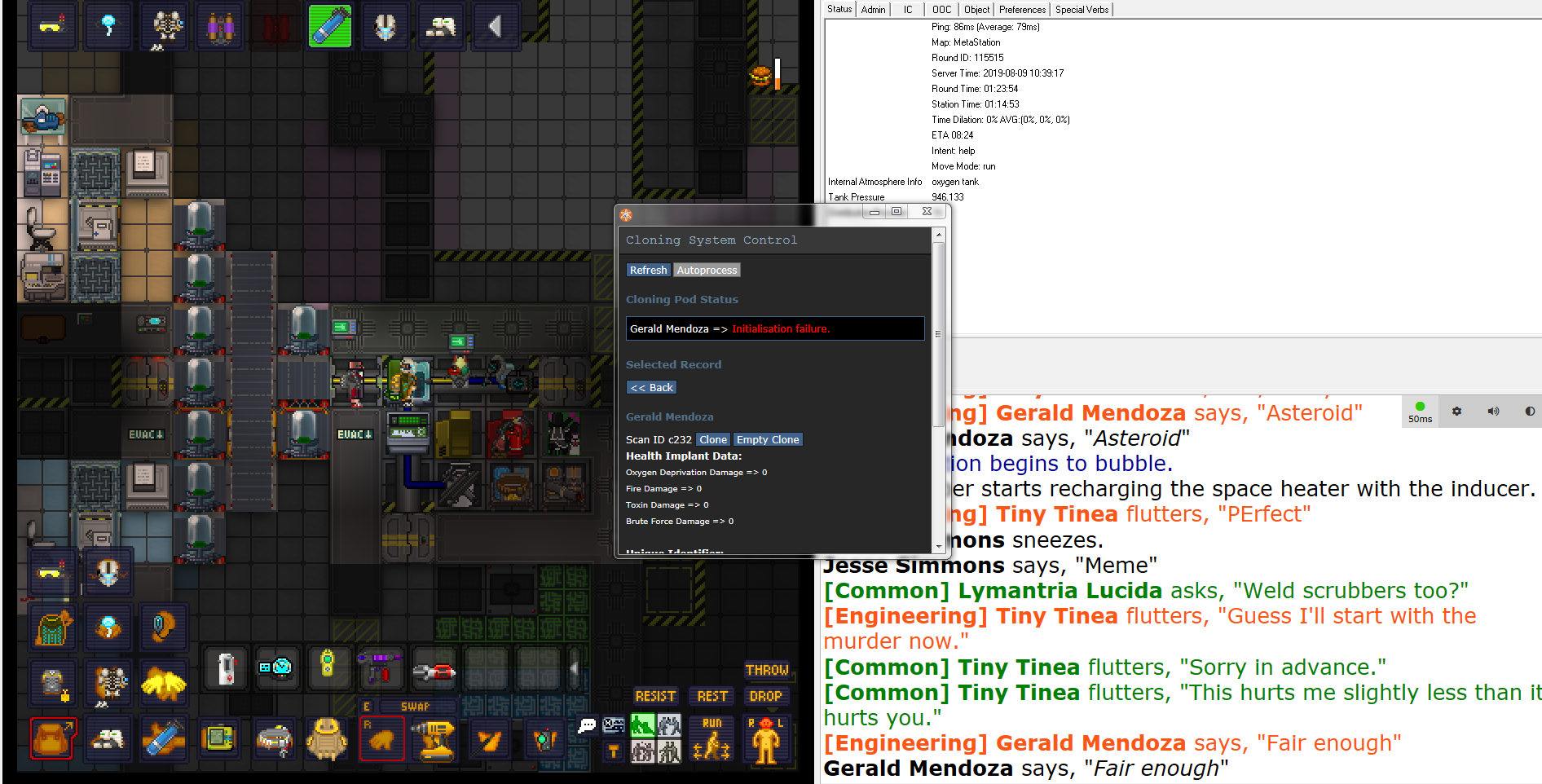 Cloners still do not allow for empty cloning across multiple pods ...