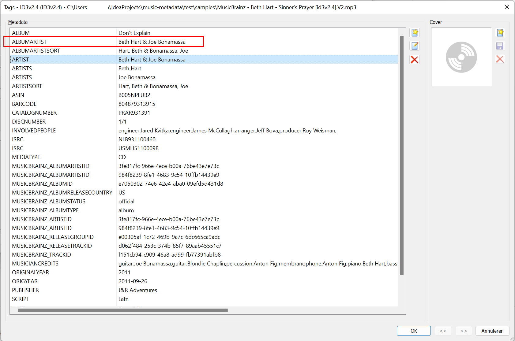 multiple album-artists fails · Issue #1649 · Borewit/music-metadata · GitHub