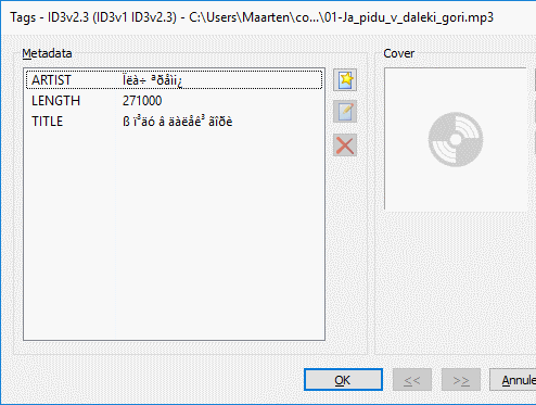Garbled encoding of ID3 tags · Issue #193 · Borewit/music-metadata · GitHub