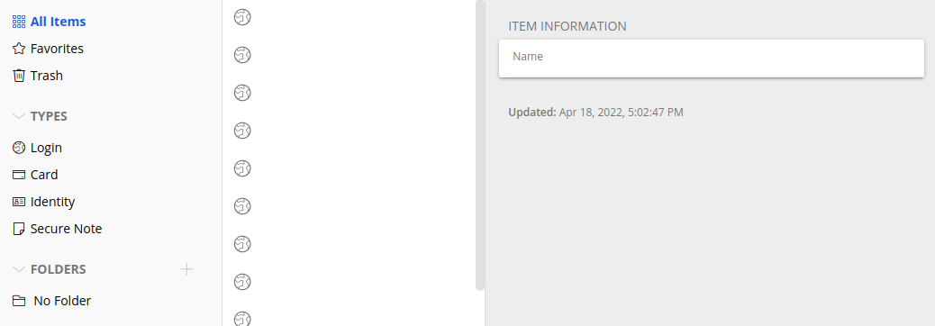 Empty entries displayed only on Bitwarden Desktop · Issue #2910 · bitwarden/clients · GitHub