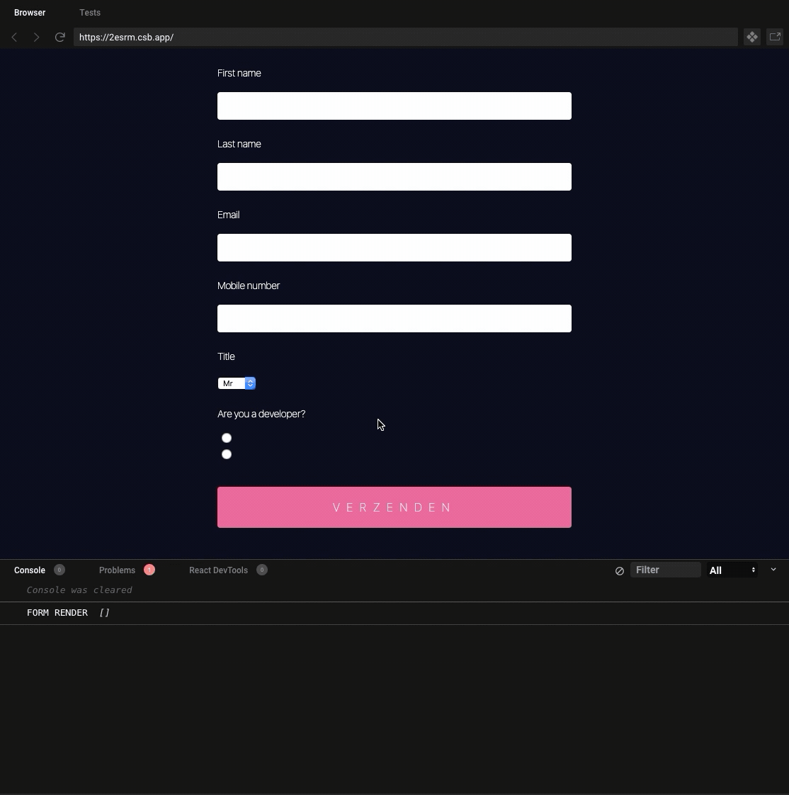 Why dirtyFields not updating if i make any field dirty? · Issue #1146 · react-hook-form/react ...