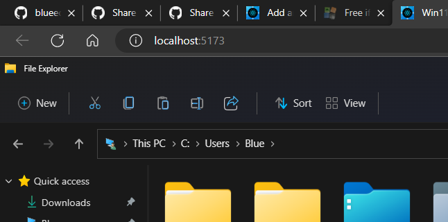 Share icon in File Explorer ribbon · Issue #728 · blueedgetechno/win11React · GitHub