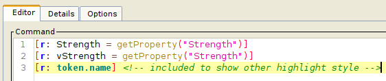 Add Macro Editor Syntax Highlighting for Campaign Properties · Issue #2352 · RPTools/maptool ...