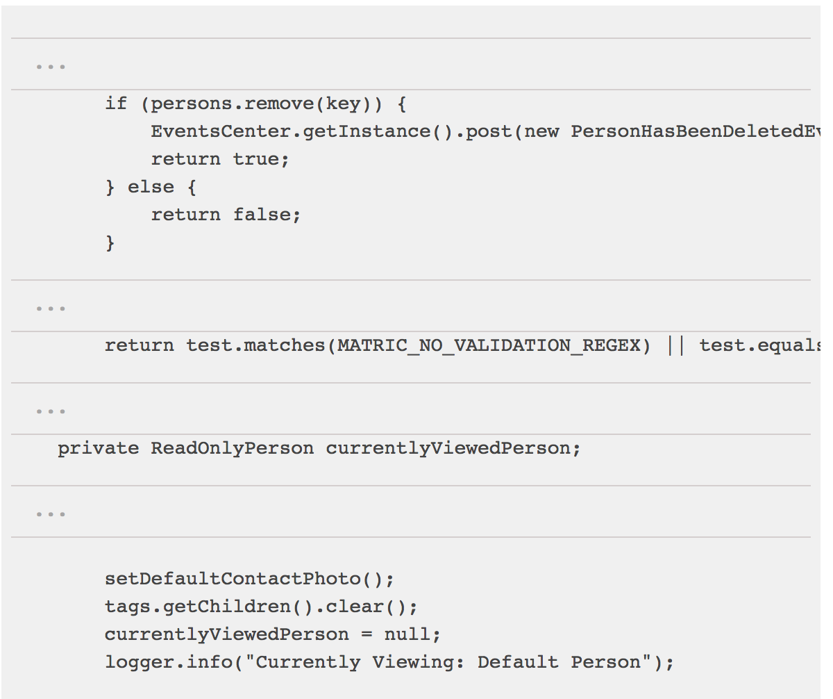code panel: de-emphasize untouched code · Issue #188 · reposense/RepoSense · GitHub