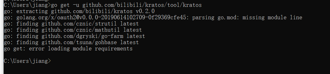 安装失败 · Issue #231 · go-kratos/kratos · GitHub