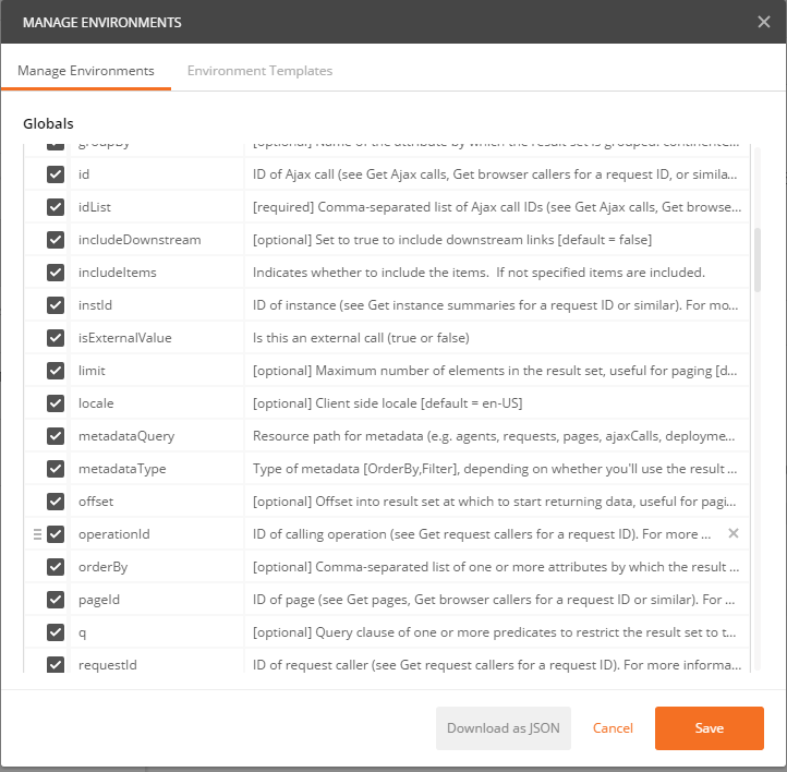 Provide a description field for Global and Environment variables · Issue #4030 · postmanlabs ...