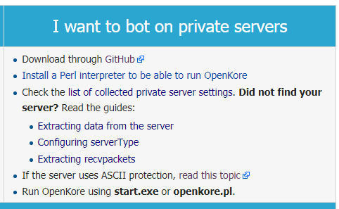 Serve Privat · Issue #1270 · OpenKore/openkore · GitHub