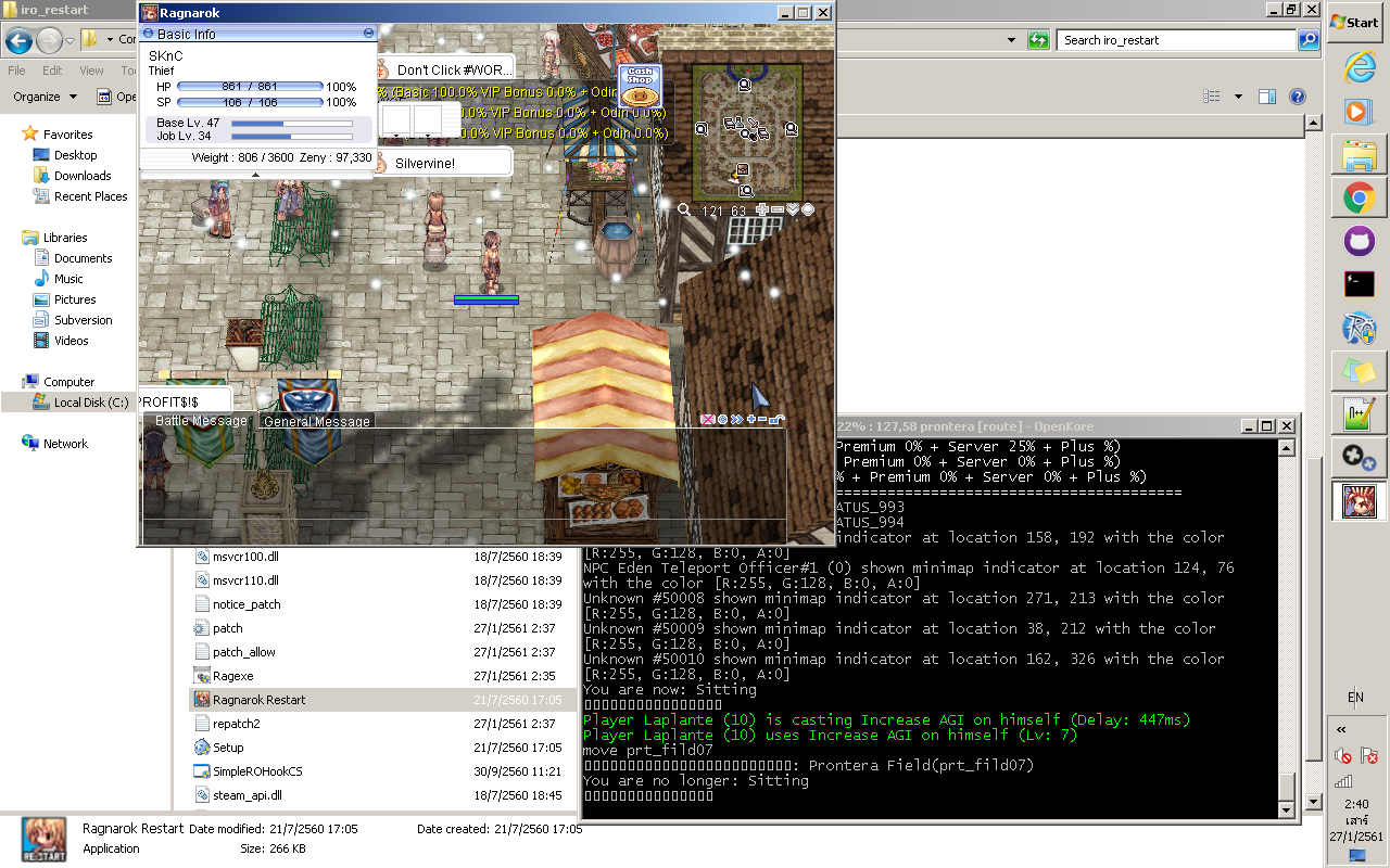 Xkore 1 losing map connection after last update on iRO Restart · Issue #1701 · OpenKore/openkore ...