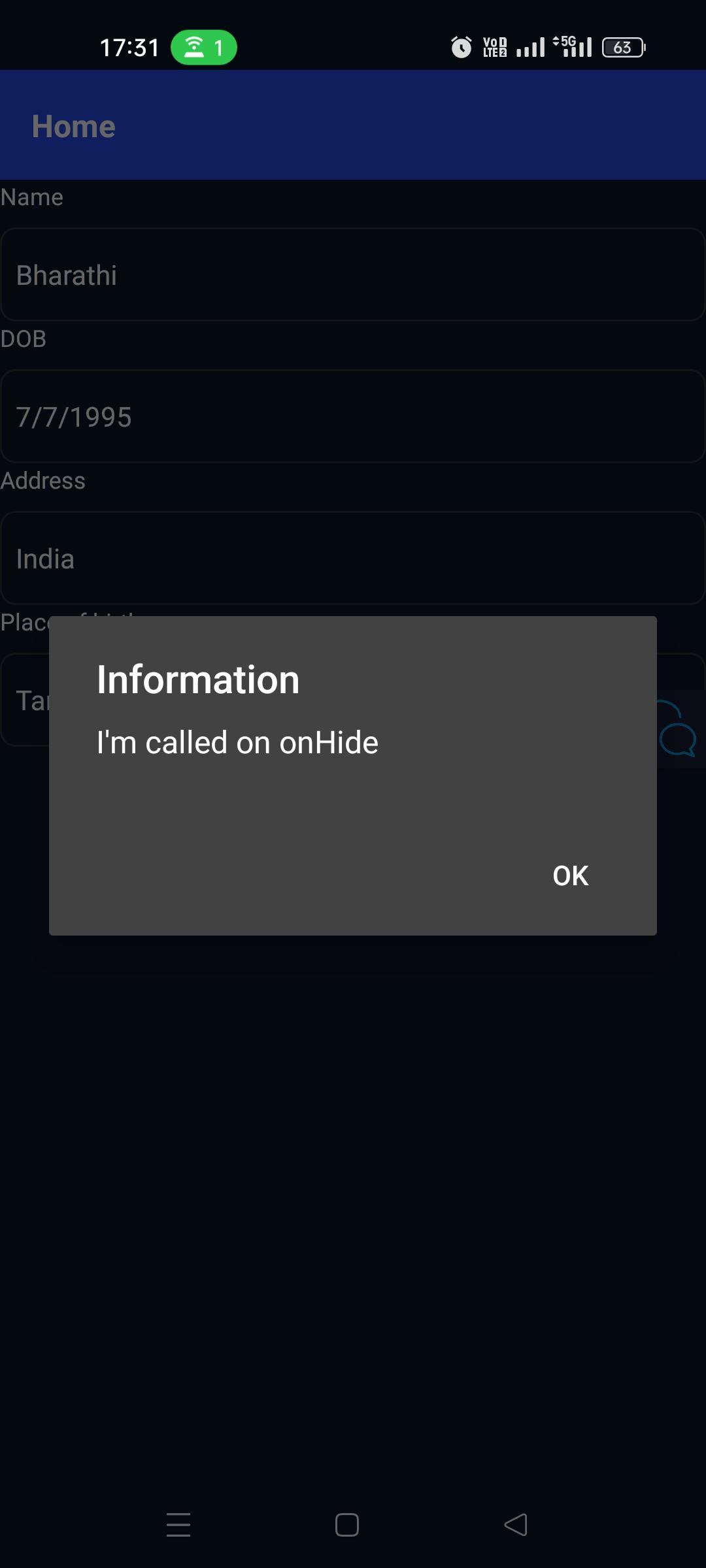 GitHub - bharathidas/NativeToastMessage