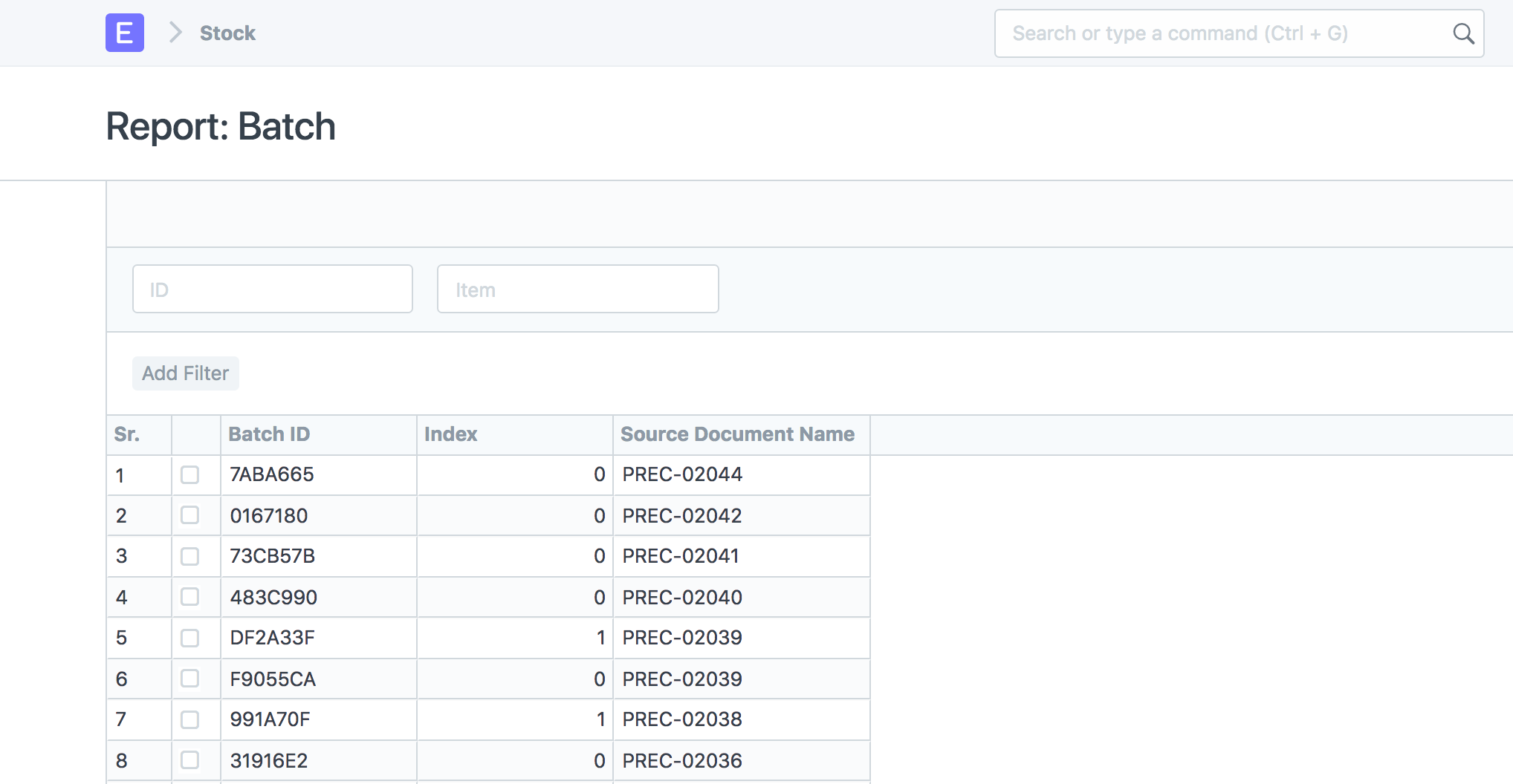 Report: Batch - Source Document Name Column · Issue #13758 · frappe/erpnext · GitHub