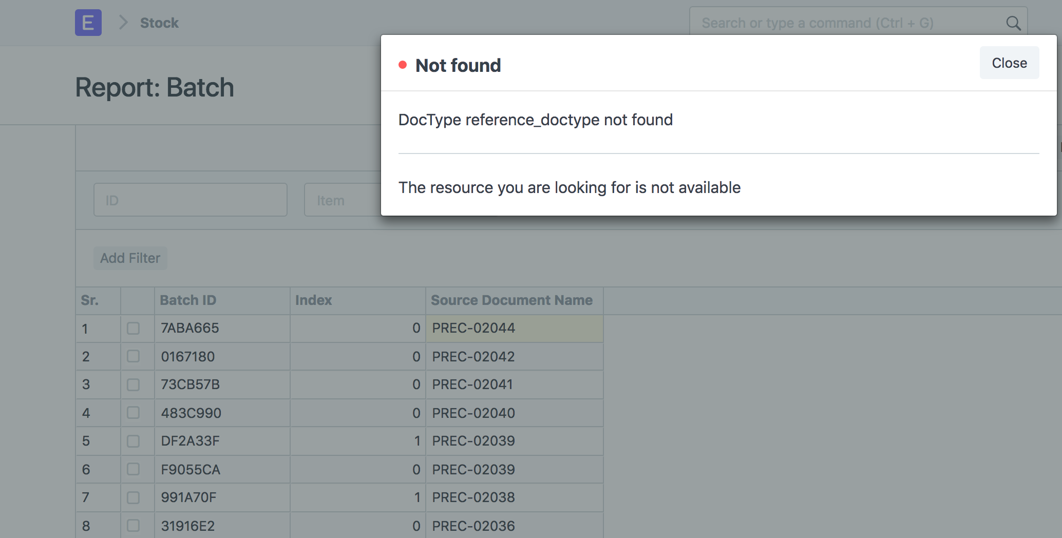 Report: Batch - Source Document Name Column · Issue #13758 · frappe/erpnext · GitHub