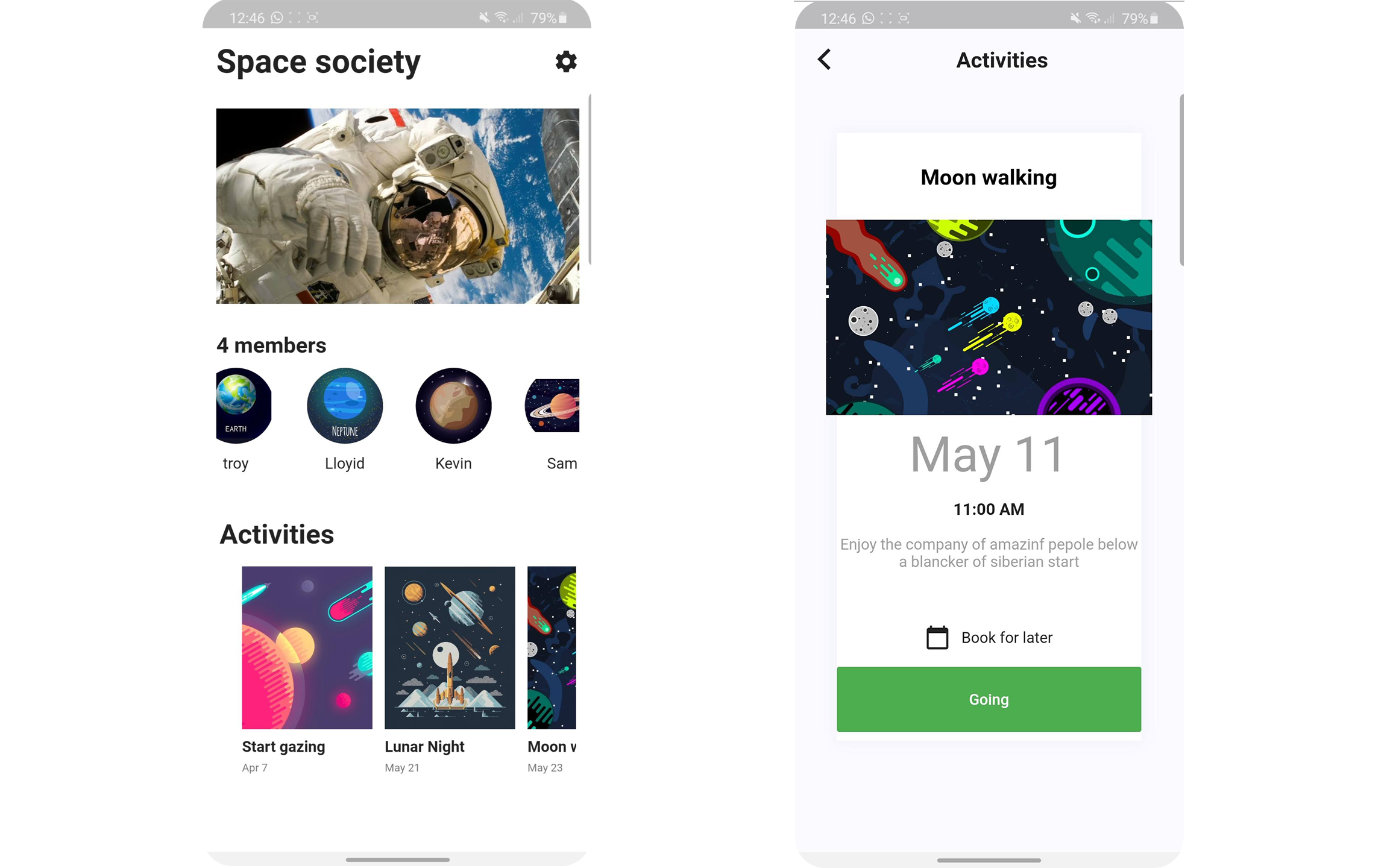 GitHub - jonciverka/Space-App-FluterUI: Mobile application developed in fluttter and inspired by ...