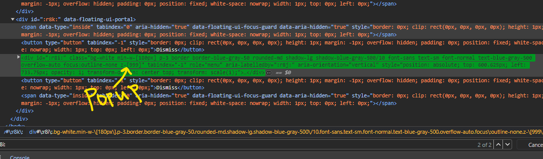 Popups not don't appear in open dialog due to z index of the dialog being greater than the popup ...