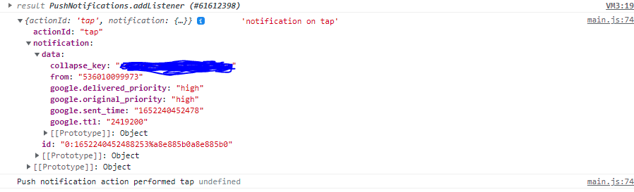 Push notification on tap notification.inputValue is undefined · Issue #964 · ionic-team ...