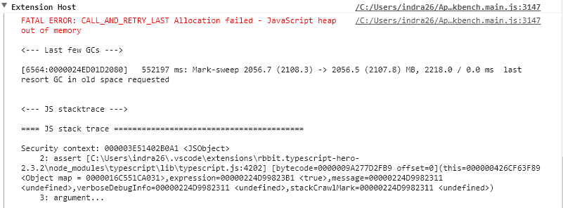 Extension host terminated unexpectedly · Issue #59004 · microsoft/vscode · GitHub