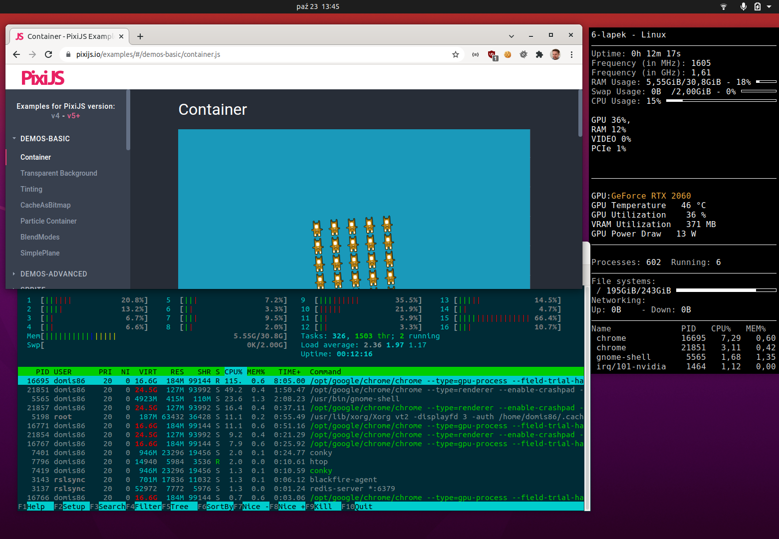 CPU usage on Ubuntu vs Windows · pixijs pixijs · Discussion #7903 · GitHub