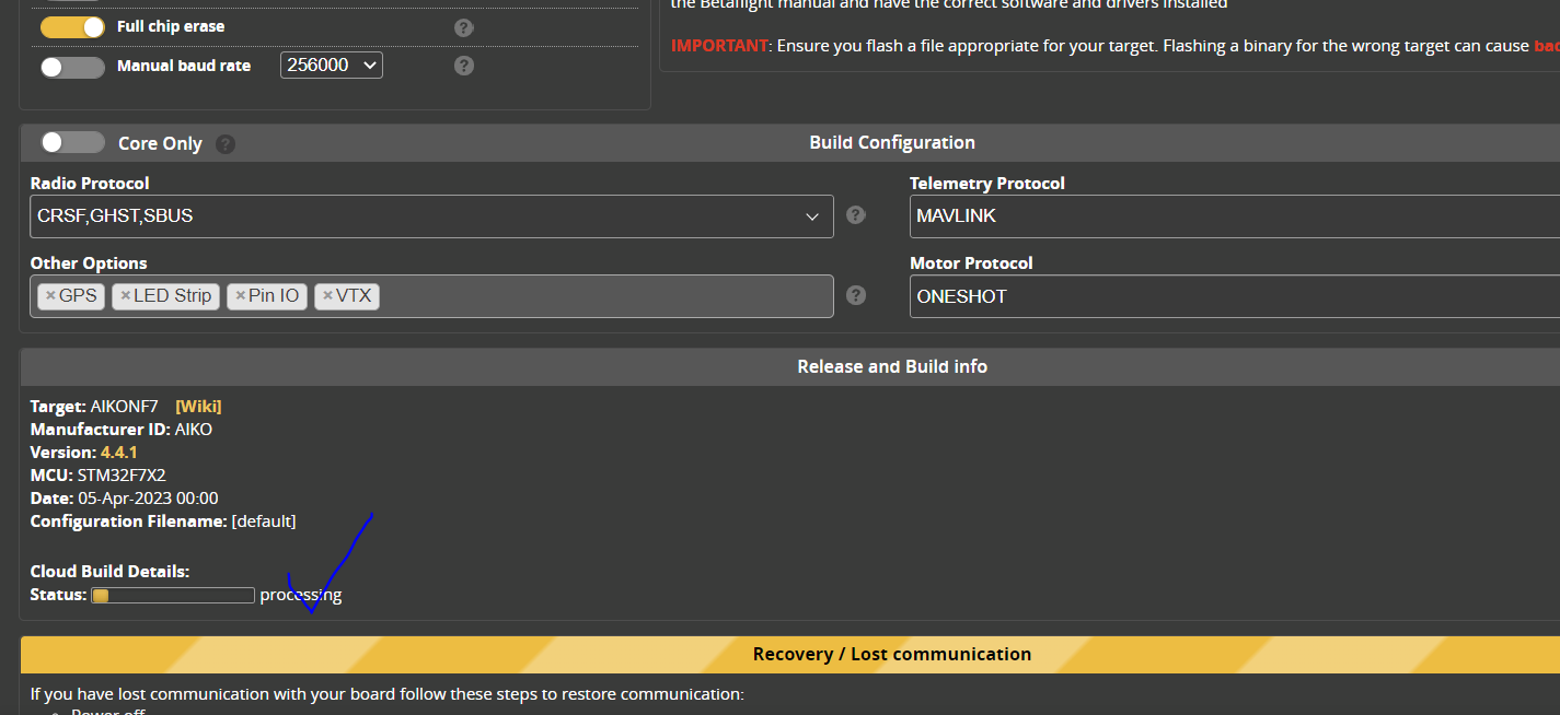 Feature Request: User selectable firmware variations for upgrade page · Issue #10676 · mavlink ...