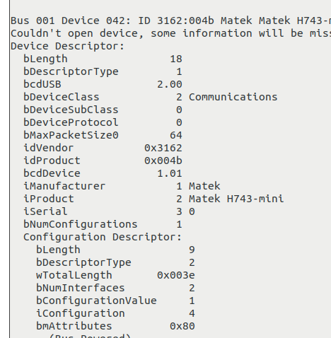 MATEK H743 Mini V3 - Board issues thread (discussion) · Issue #21926 · PX4/PX4-Autopilot · GitHub