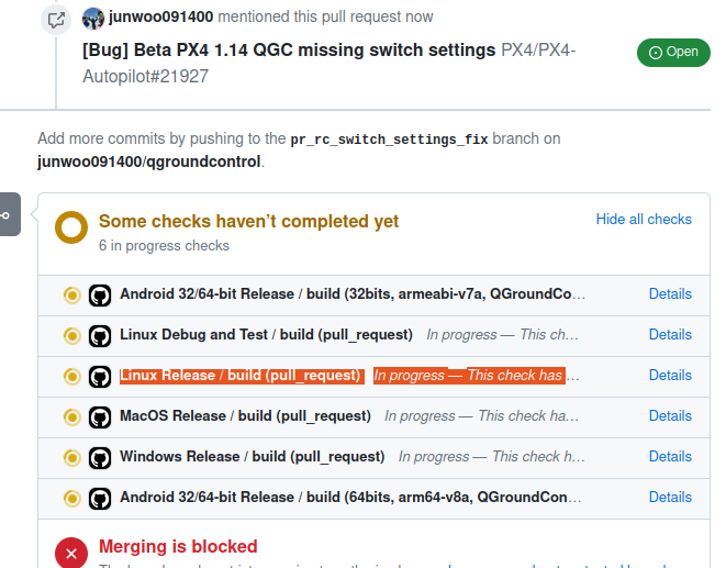 [Bug] Beta PX4 1.14 QGC missing switch settings · Issue #21927 · PX4/PX4-Autopilot · GitHub
